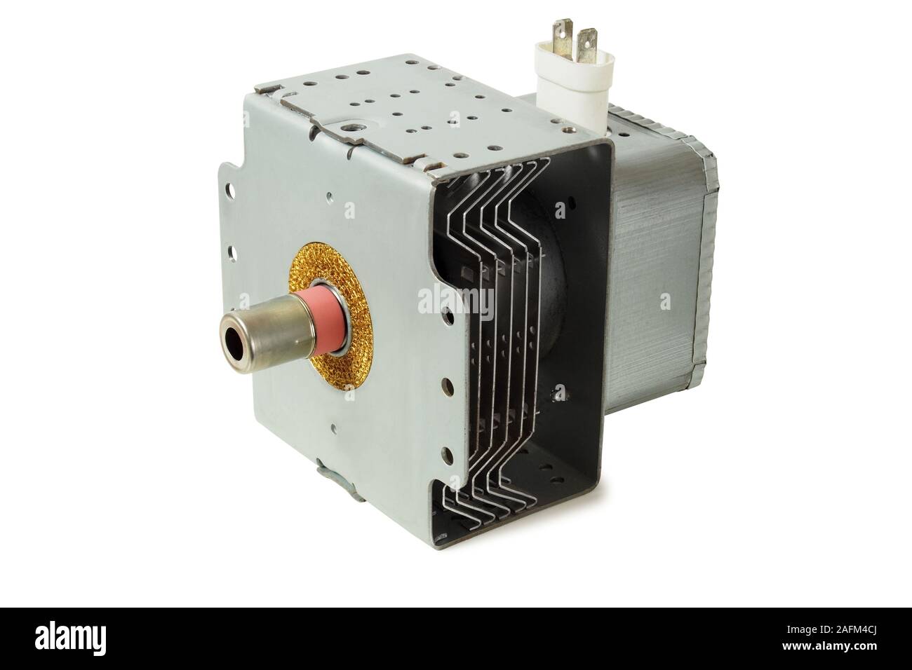 Cavity magnetron tube used in microwave ovens Stock Photo - Alamy