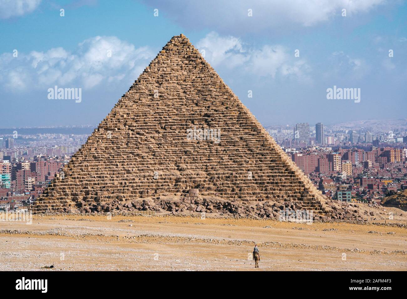 Chephren-Pyramide at Gizeh, Cairo, Egypt Stock Photo - Alamy
