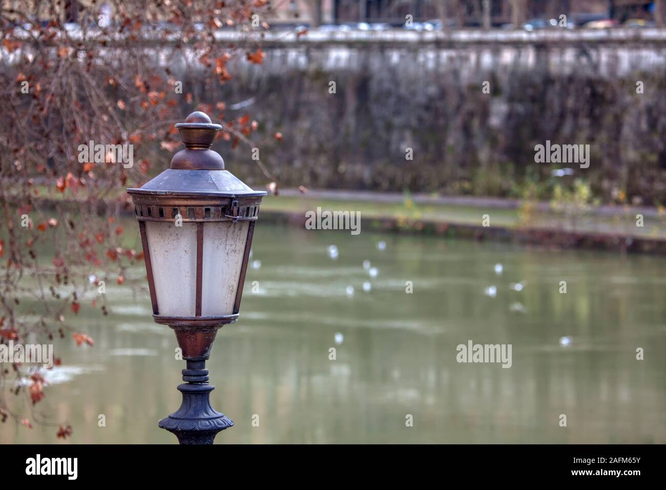 Street lamp lamppost rome hi-res stock photography and images - Alamy