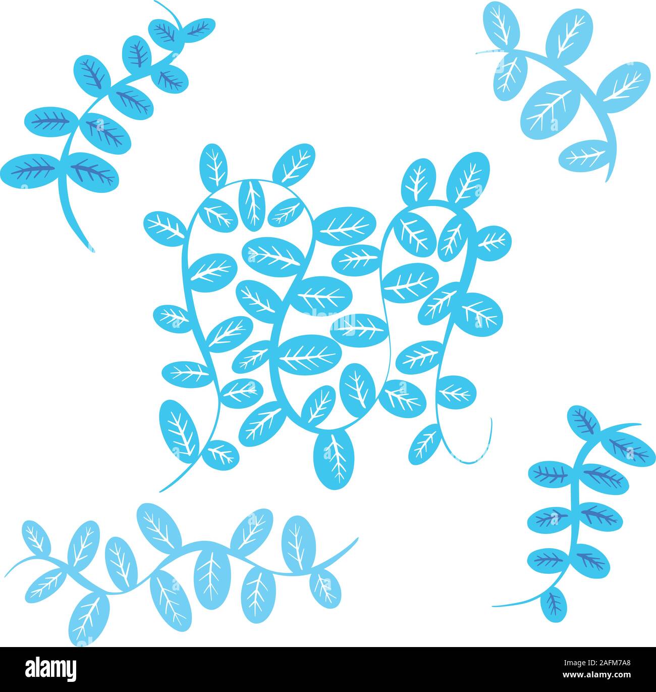 Geometric floral vine Stock Vector Images - Alamy