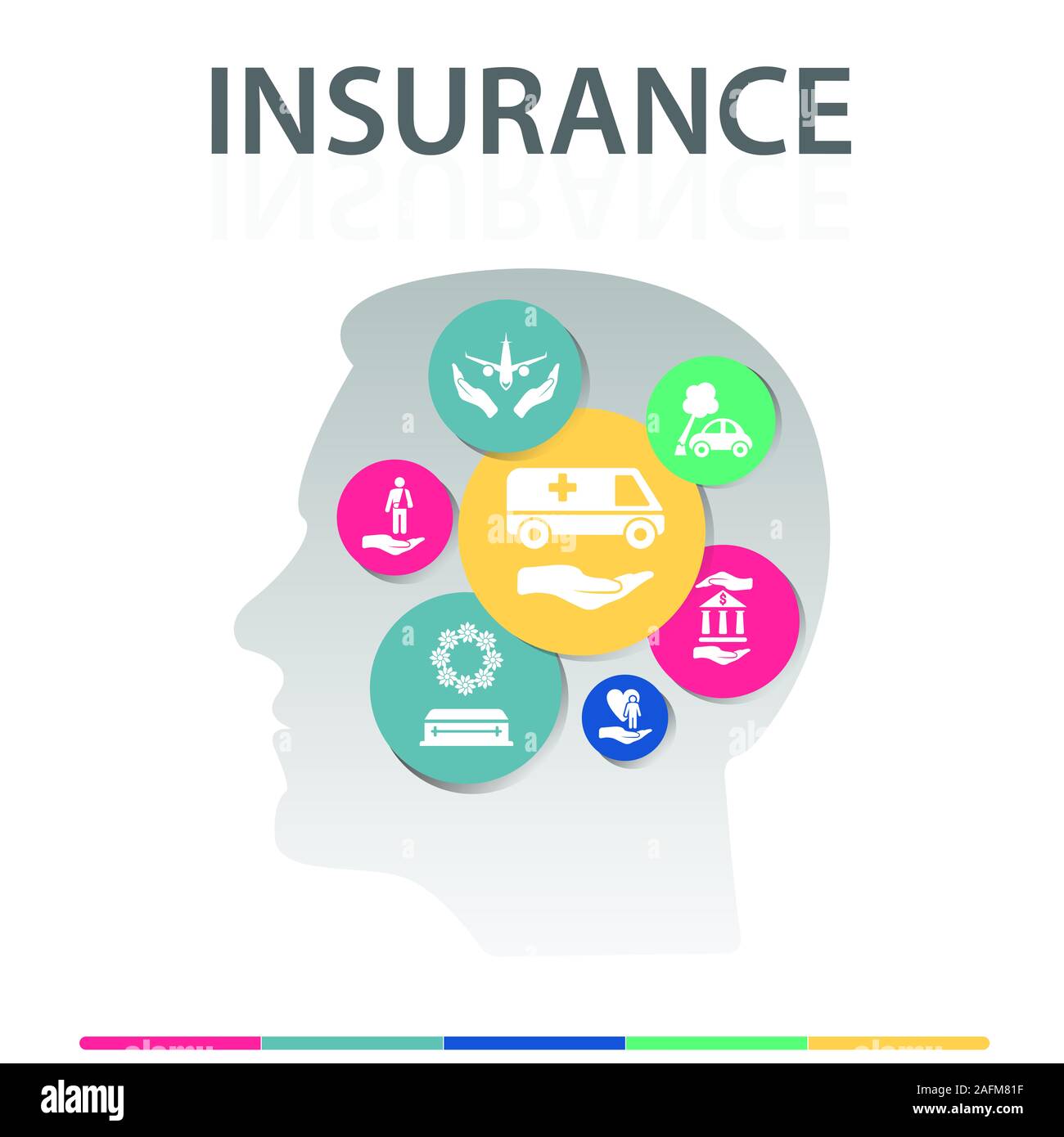 Insurance Infographics design. Timeline concept include medical ...