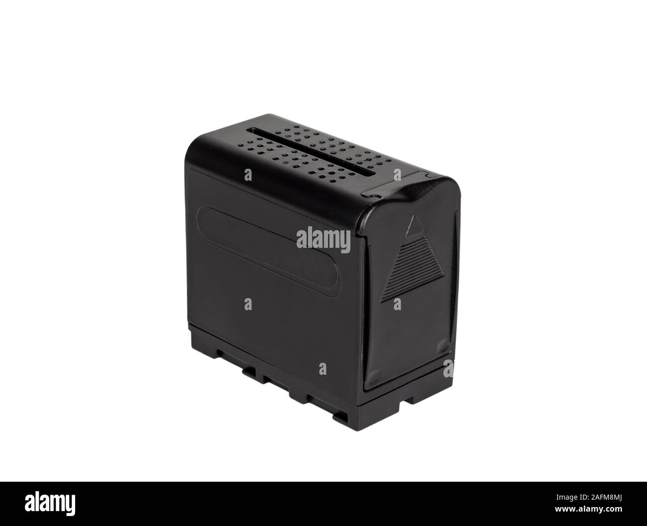 Battery holder box for camera. Battery power case. Isolated on white ...