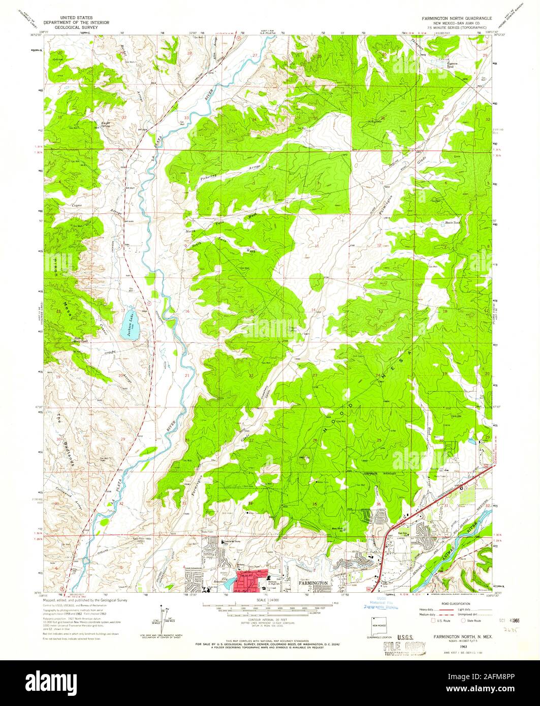 Farmington new mexico map hi-res stock photography and images - Alamy
