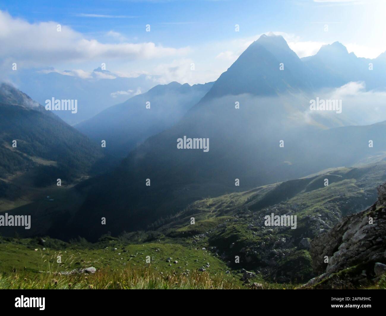 Trails in grass high view hi-res stock photography and images - Alamy