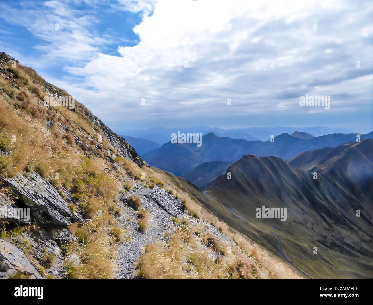 Trails in grass high view hi-res stock photography and images - Alamy