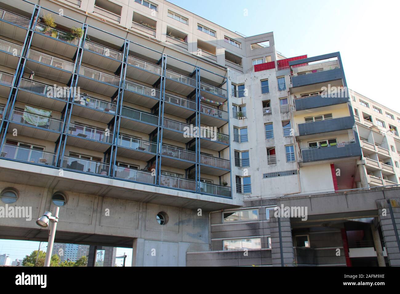 flat building in paris (france Stock Photo - Alamy