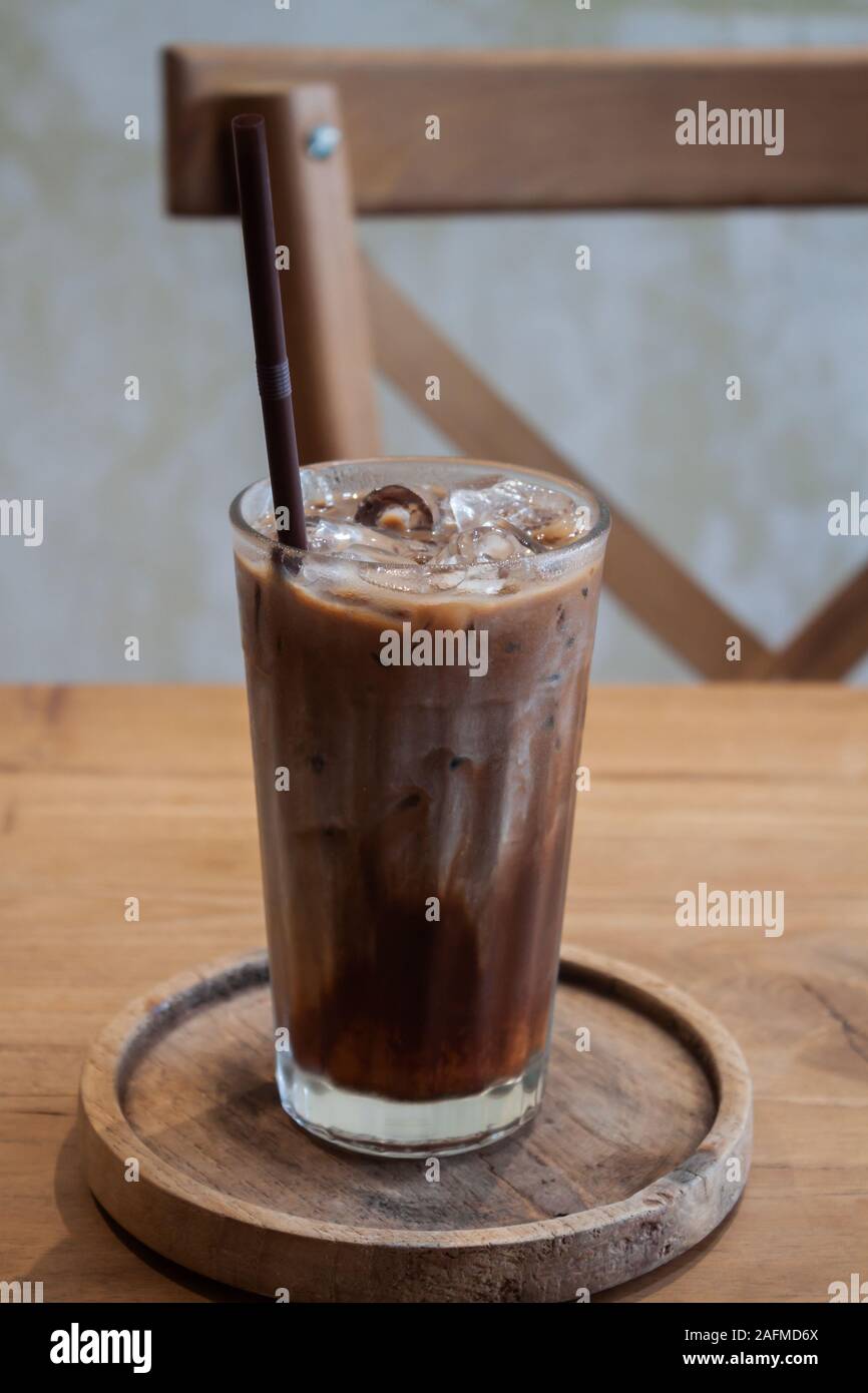 Iced coffee in coffee shop, stock photo Stock Photo - Alamy
