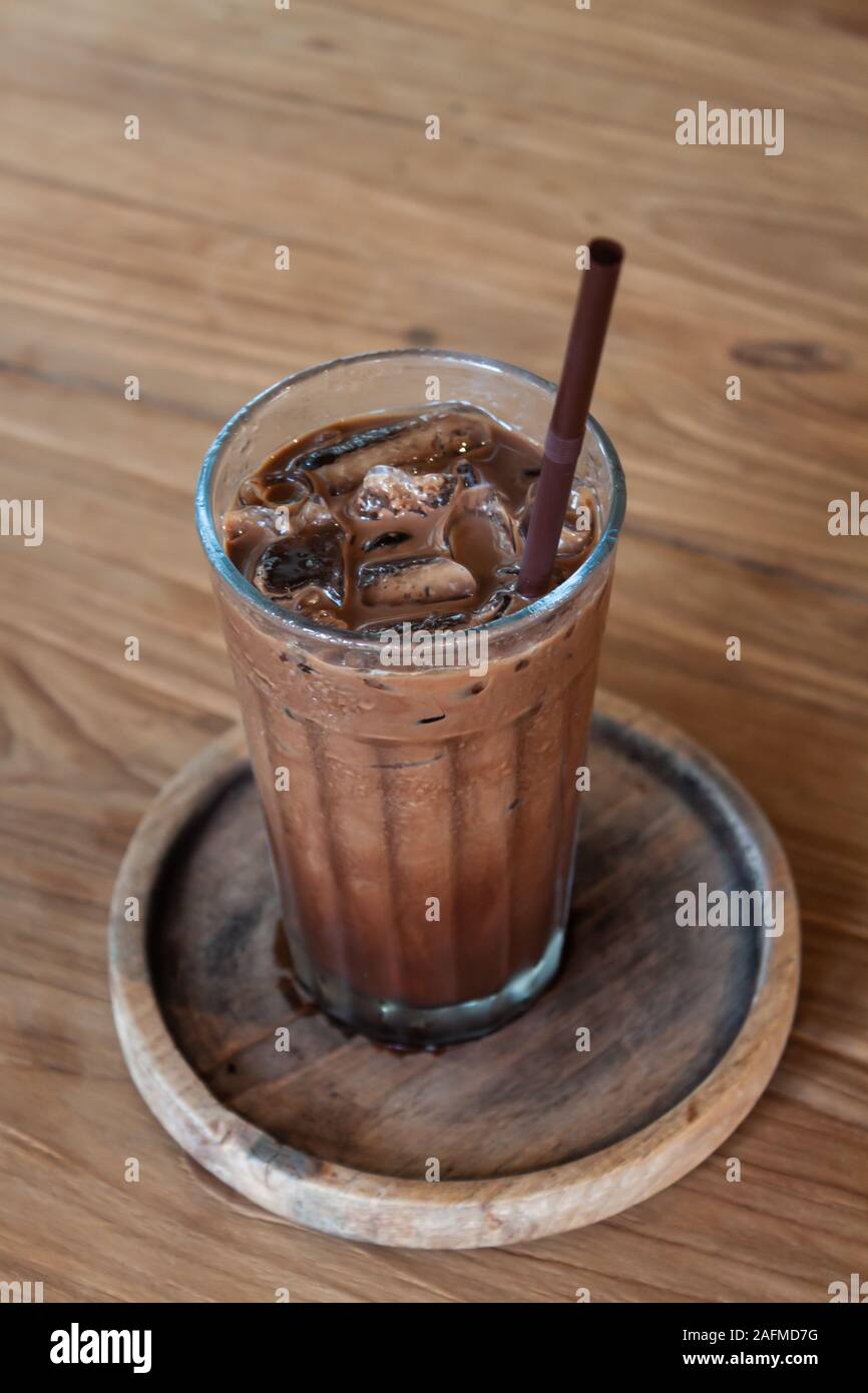 Iced coffee in coffee shop, stock photo Stock Photo - Alamy