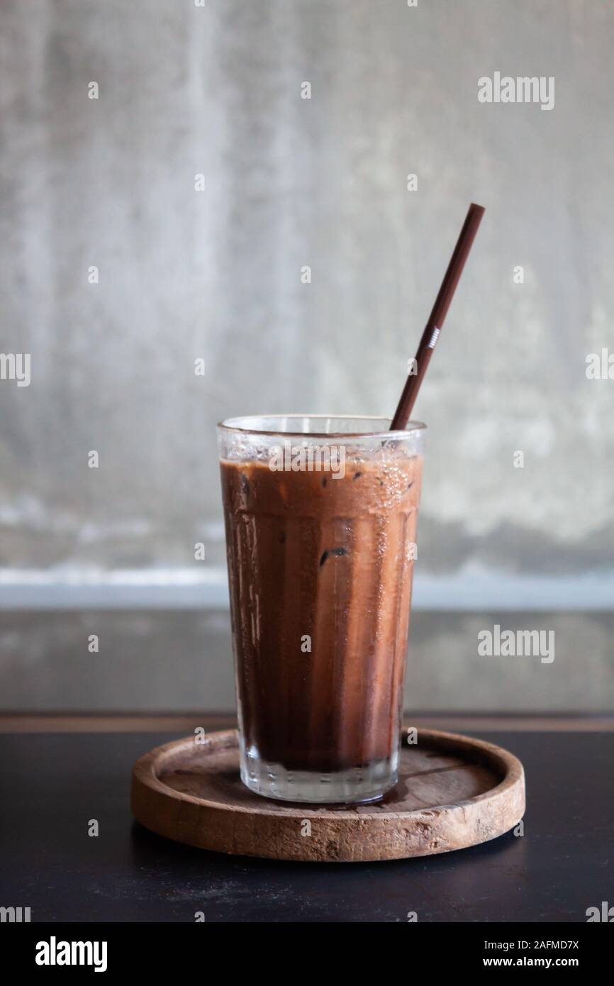 Iced coffee in coffee shop, stock photo Stock Photo - Alamy