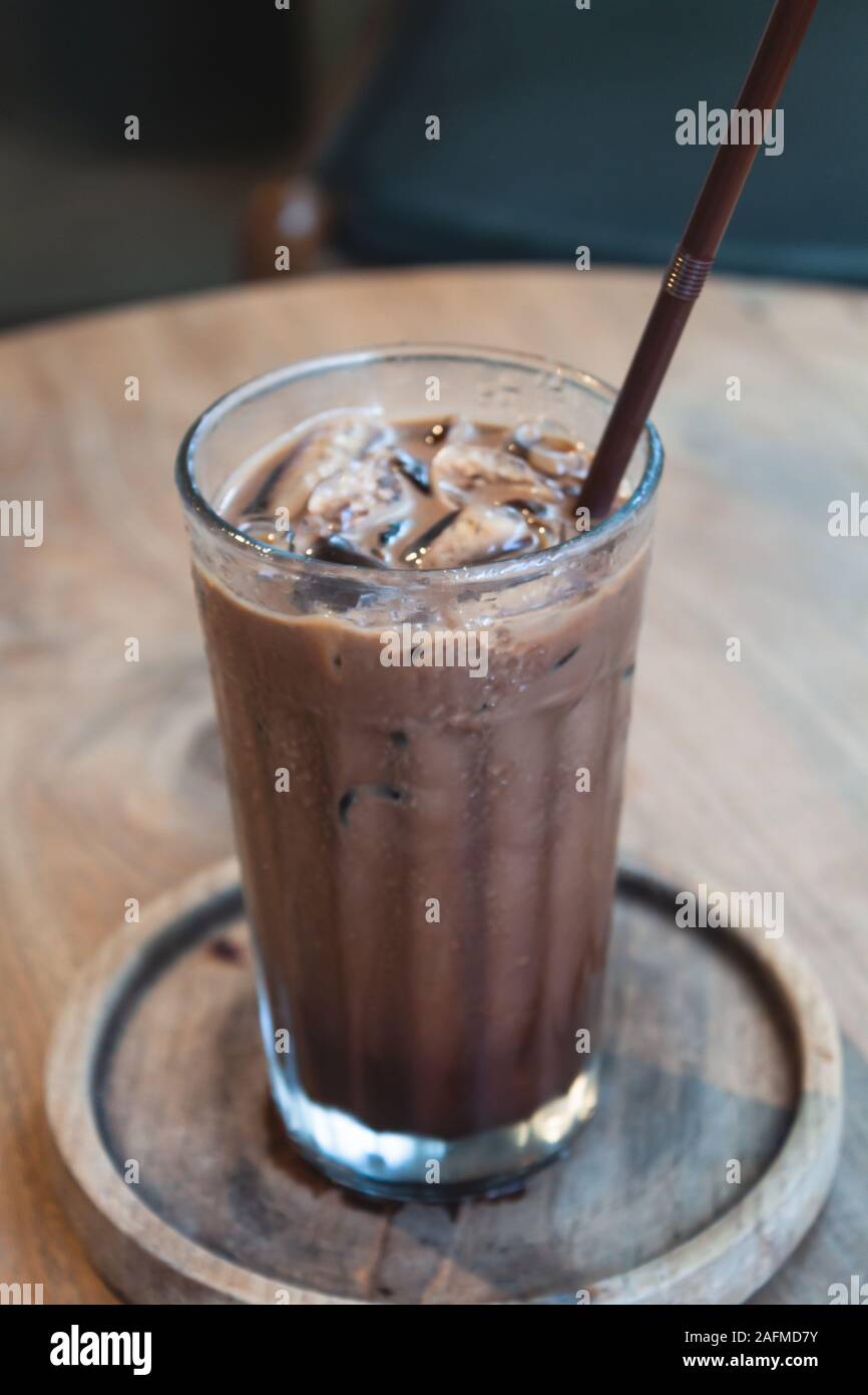 Iced coffee in coffee shop, stock photo Stock Photo - Alamy