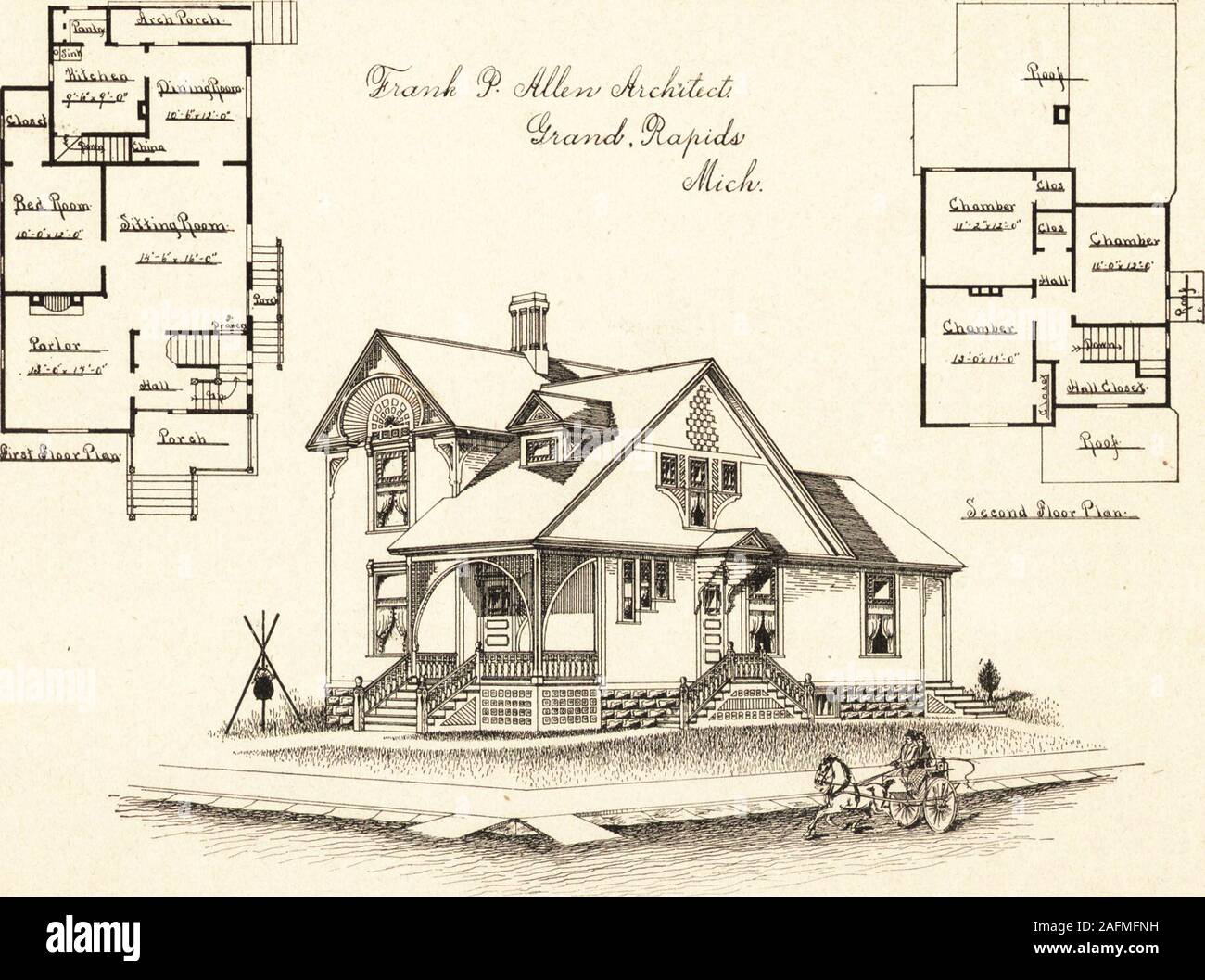 . Artistic dwellings : giving views, floor plans and estimates of cost ...