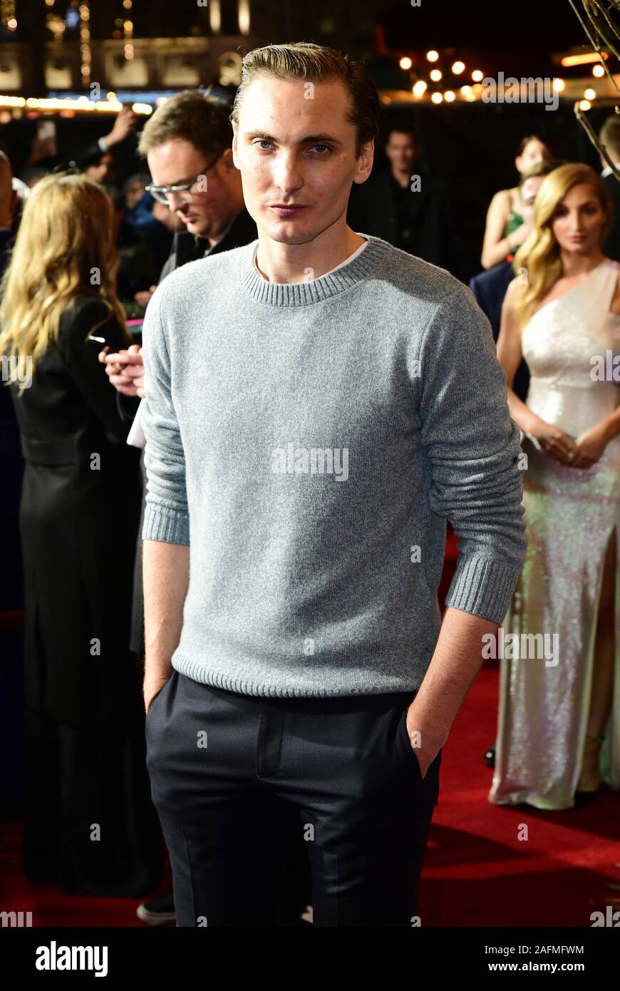 Eamon Farren attending the world premiere of Netflix's The Witcher ...