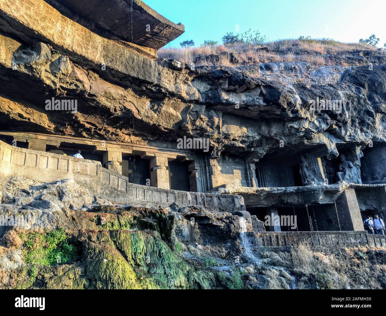 Ajanta Caves are 30 rock-cut Buddhist cave monuments from the 2nd ...