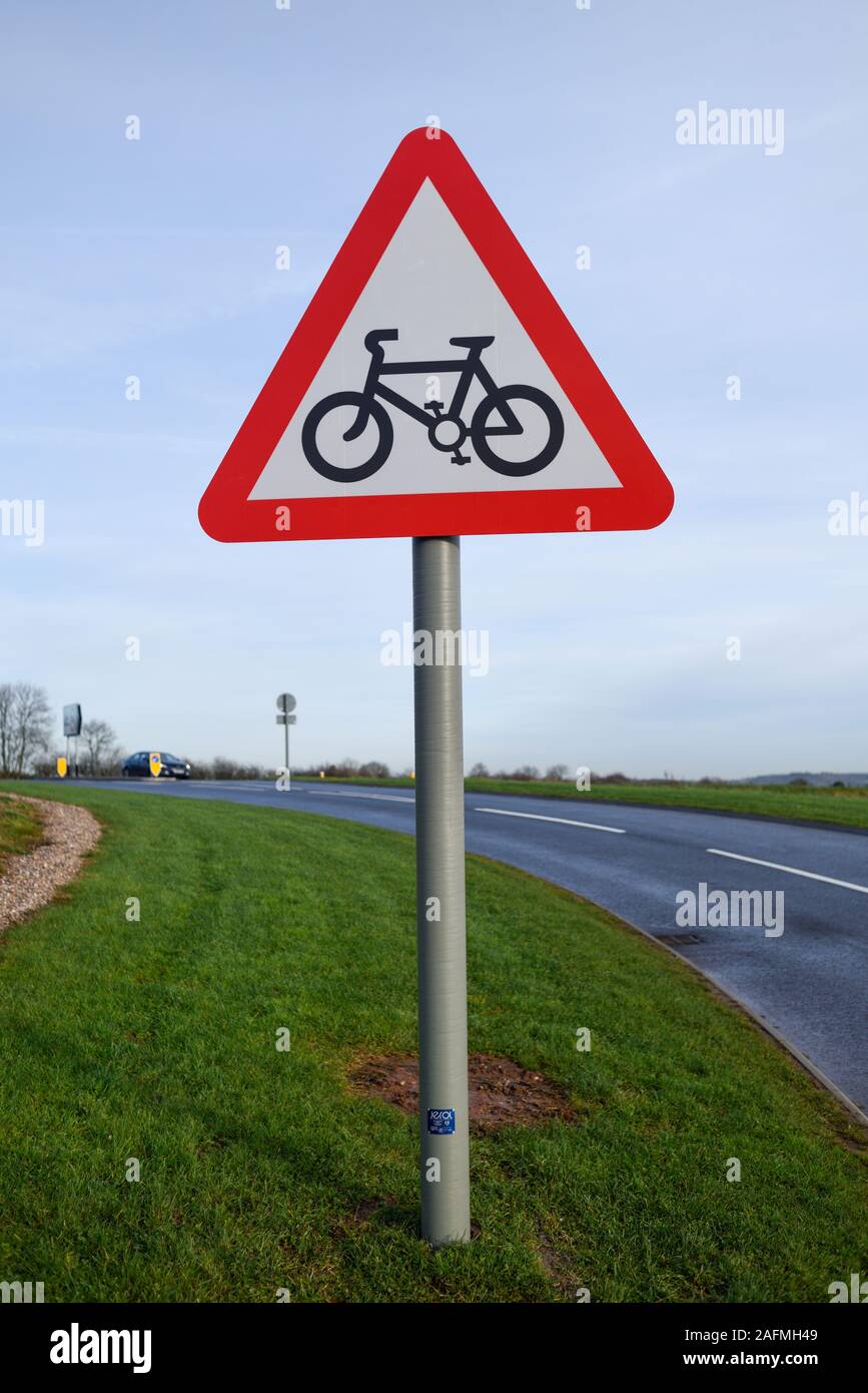 Traffic road signs near/at the new East Midlands Gateway Freight ...
