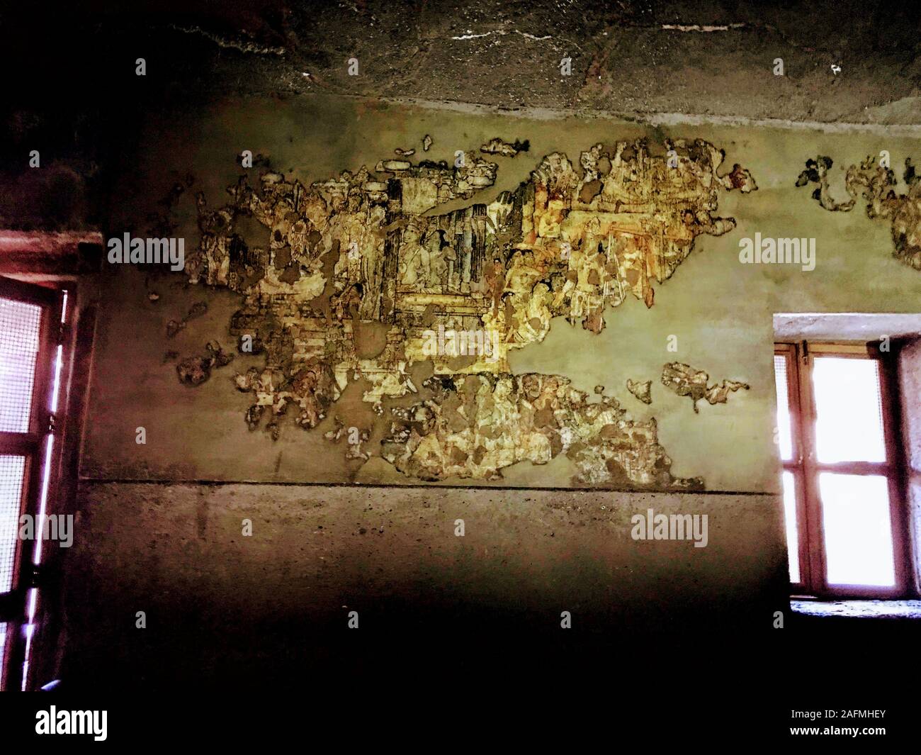 The paintings in the Ajanta caves predominantly narrate the Jataka ...