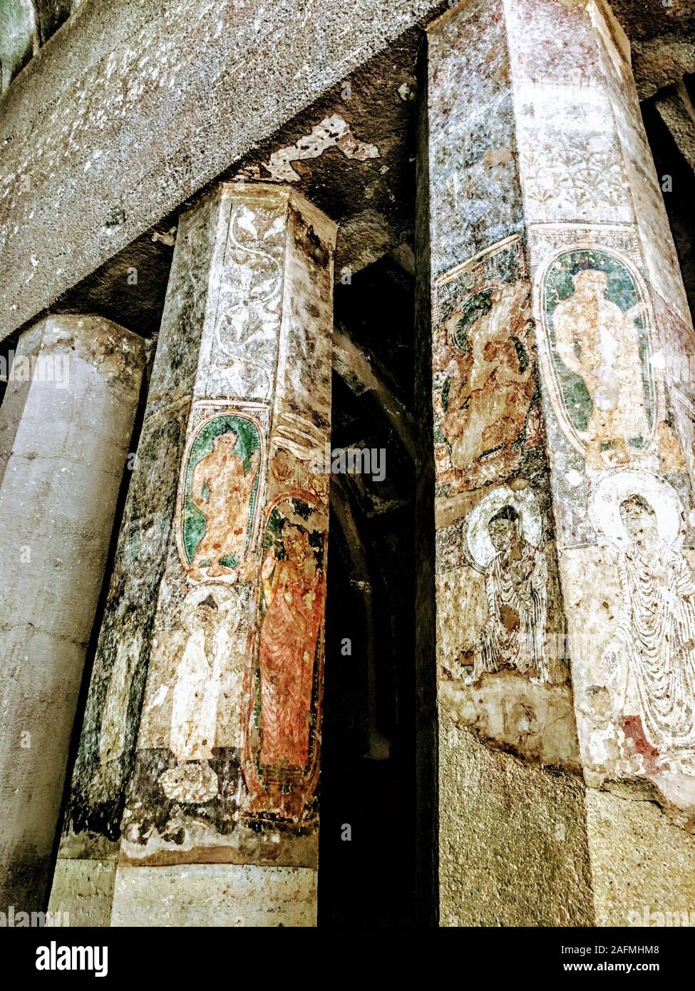 The paintings in the Ajanta caves predominantly narrate the Jataka ...