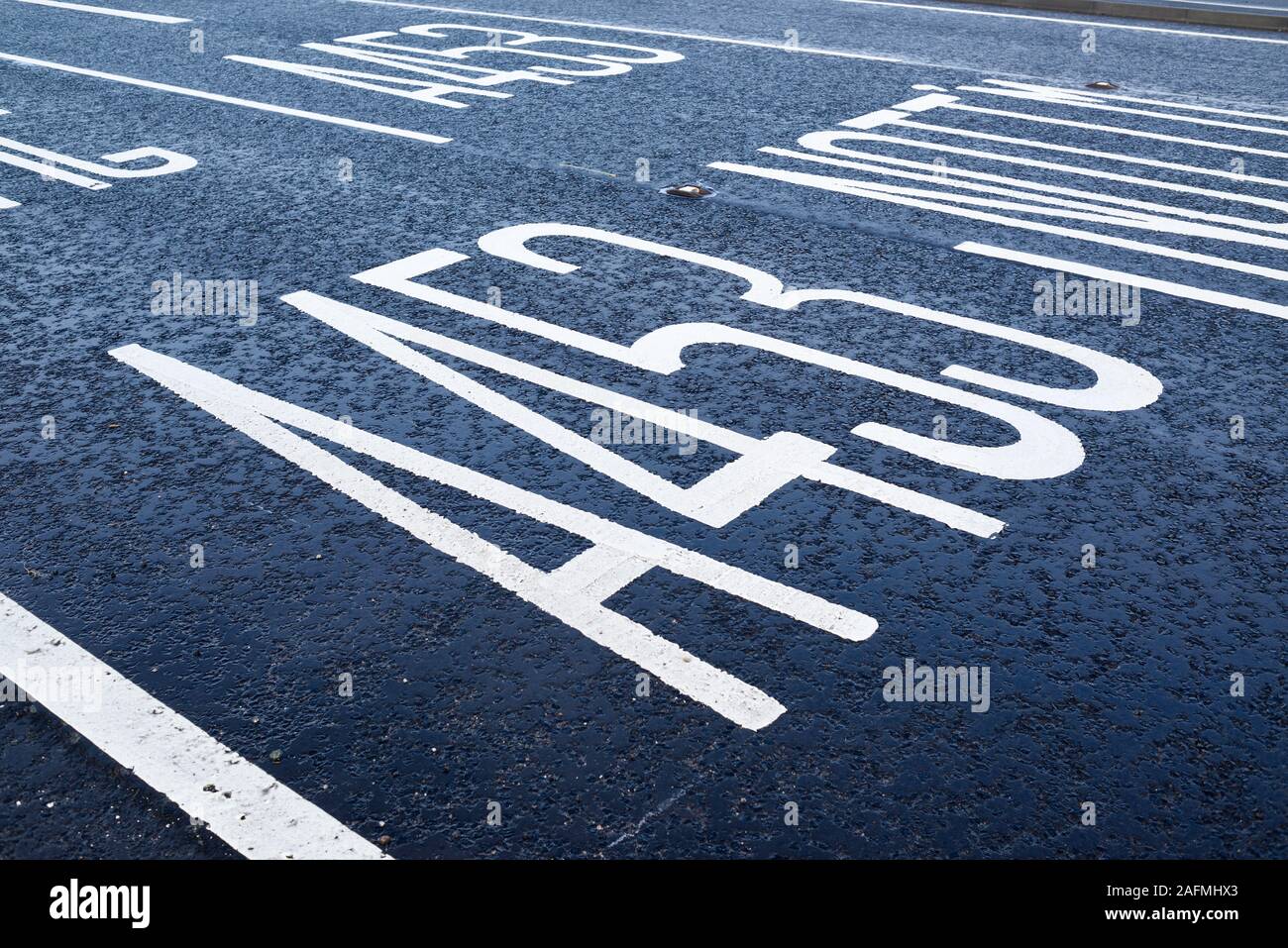 Traffic road signs near/at the new East Midlands Gateway Freight ...