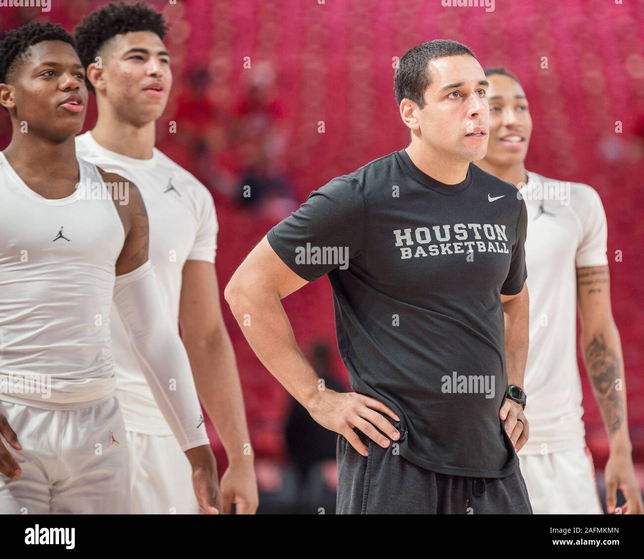 Houston, Texas, USA. 15th Dec, 2019. Houston Cougars assistant coach ...