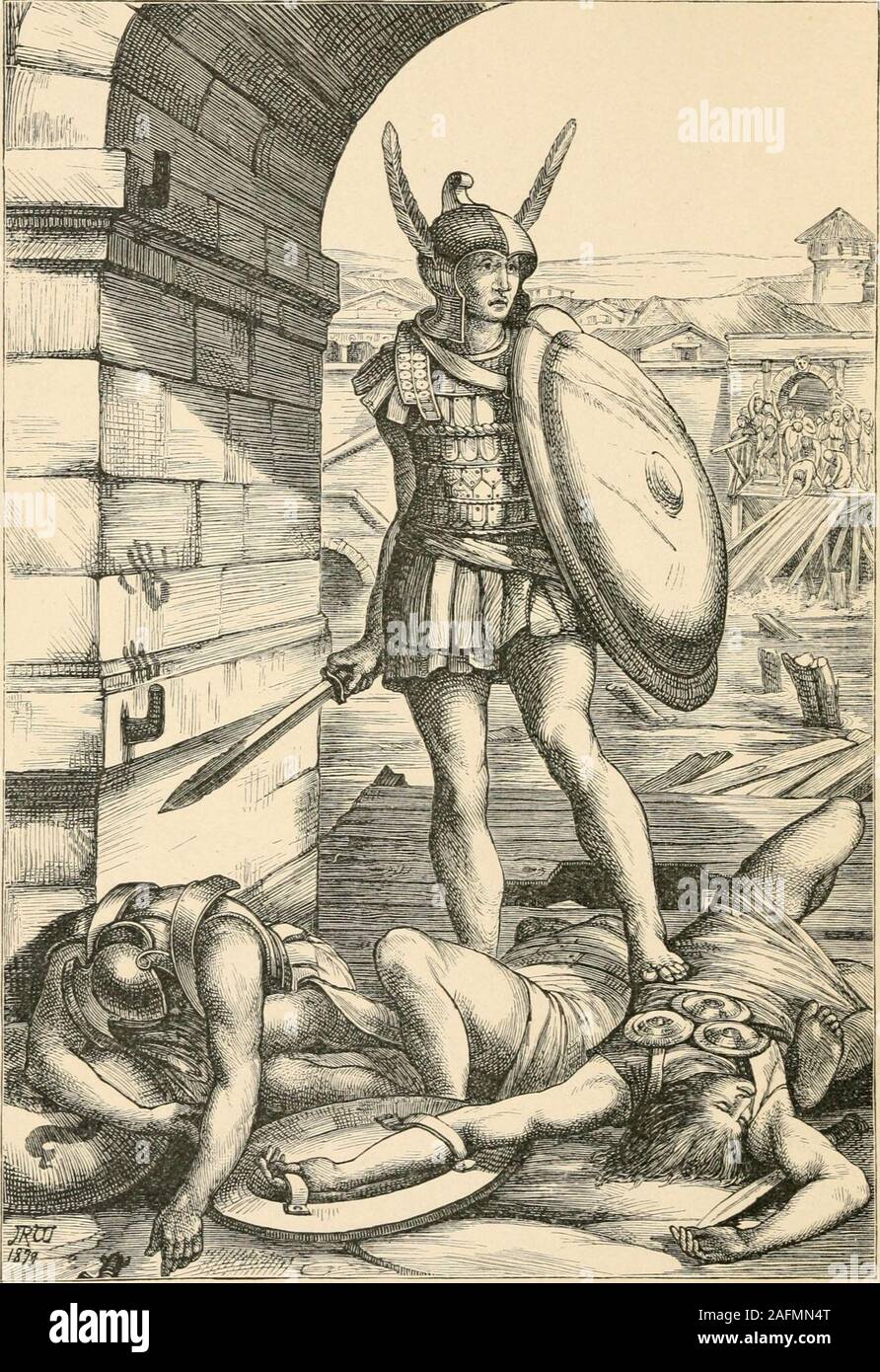 . Lays of ancient Rome, with Ivry, and The Armada;. Alone stood brave ...