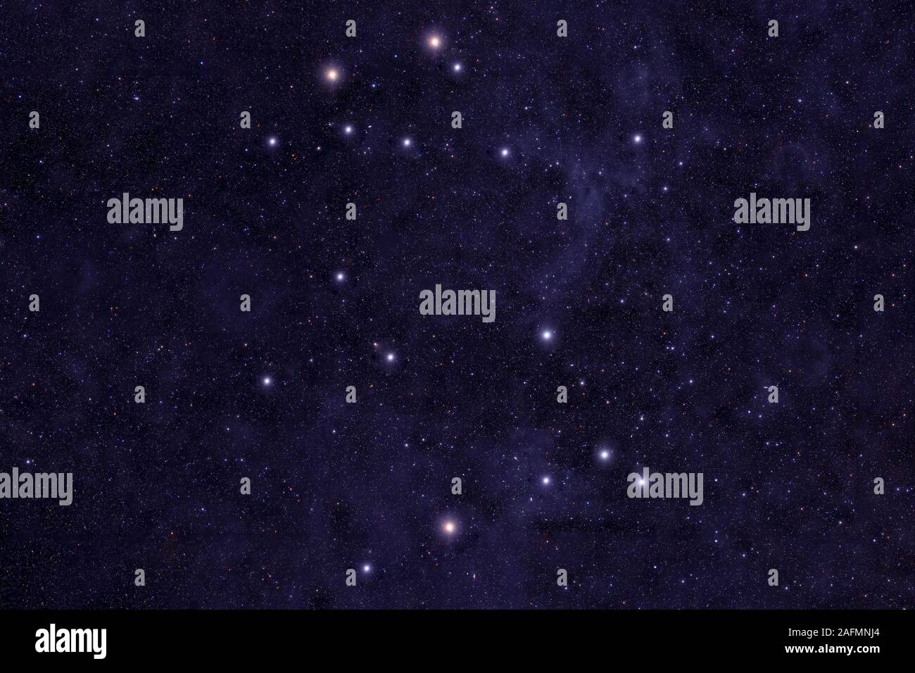 Constellation gemini Against the background of the night sky. Elements ...