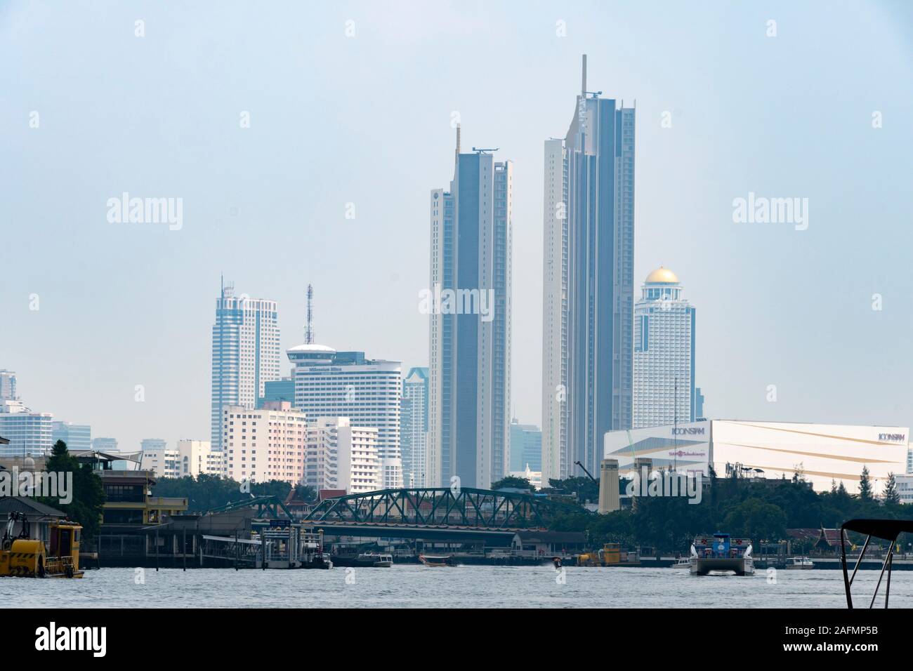 HIgh rise towers in Bangkok, Thailand Stock Photo - Alamy