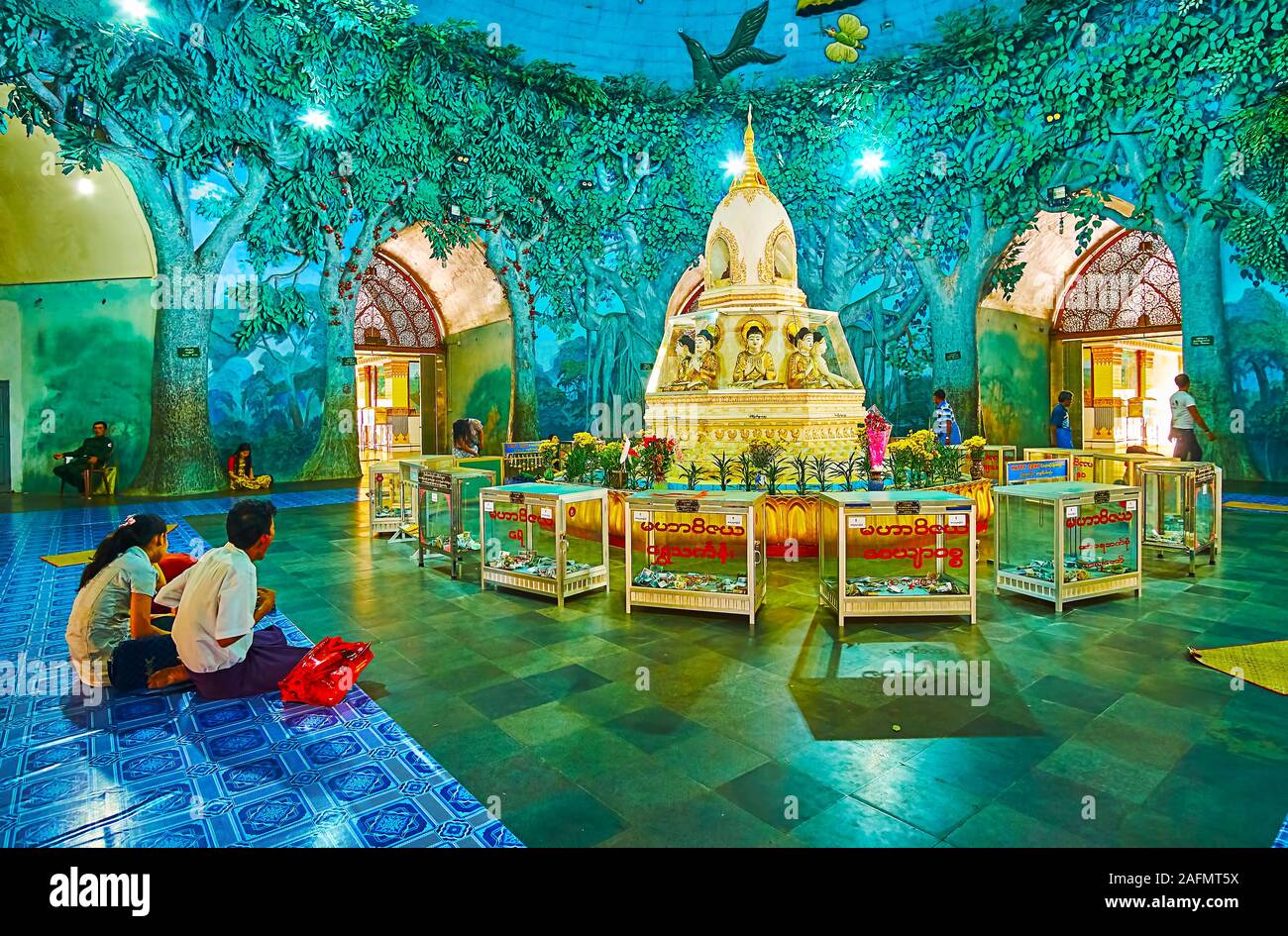 Interior of stupa hi-res stock photography and images - Alamy