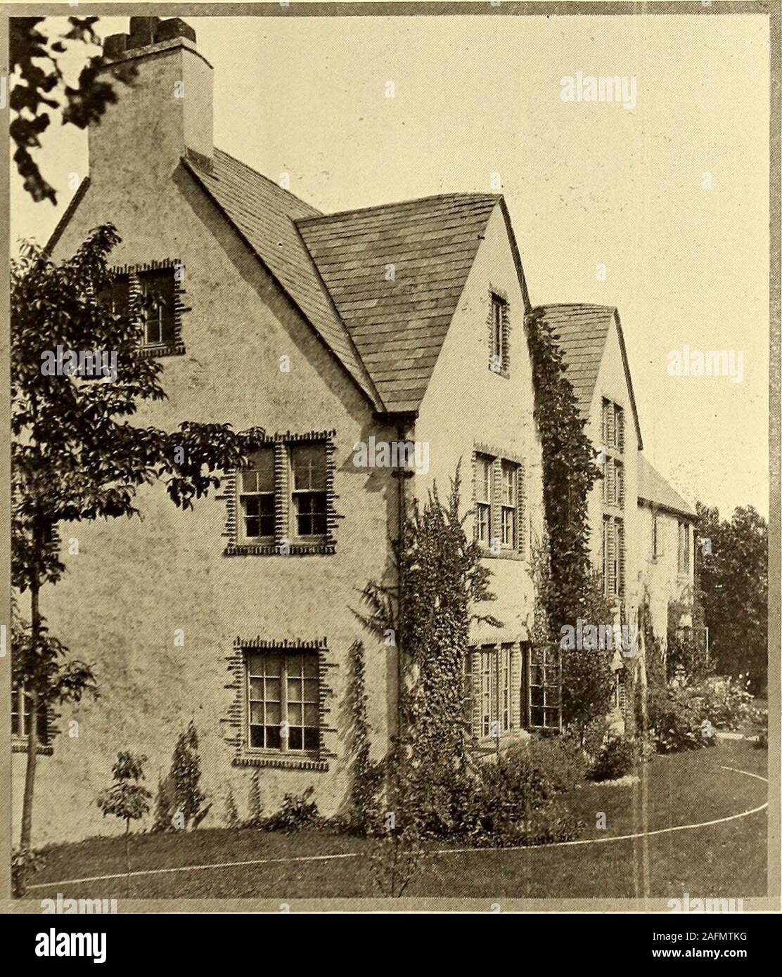 . American homes and gardens. The building that crownsthe point at ...