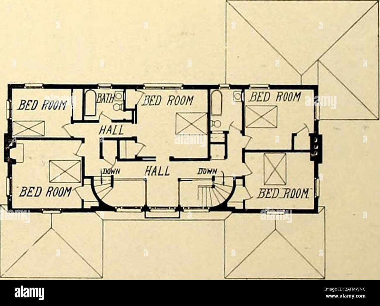 Sandy Hook Lane House Plan Approach — Seventy Acres