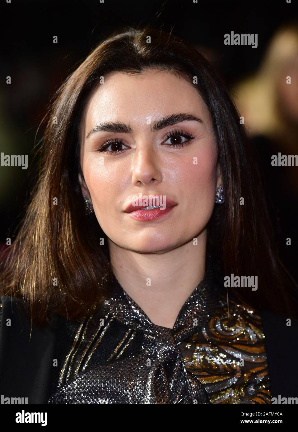 Lise Grendene attending the world premiere of Netflix's The Witcher ...