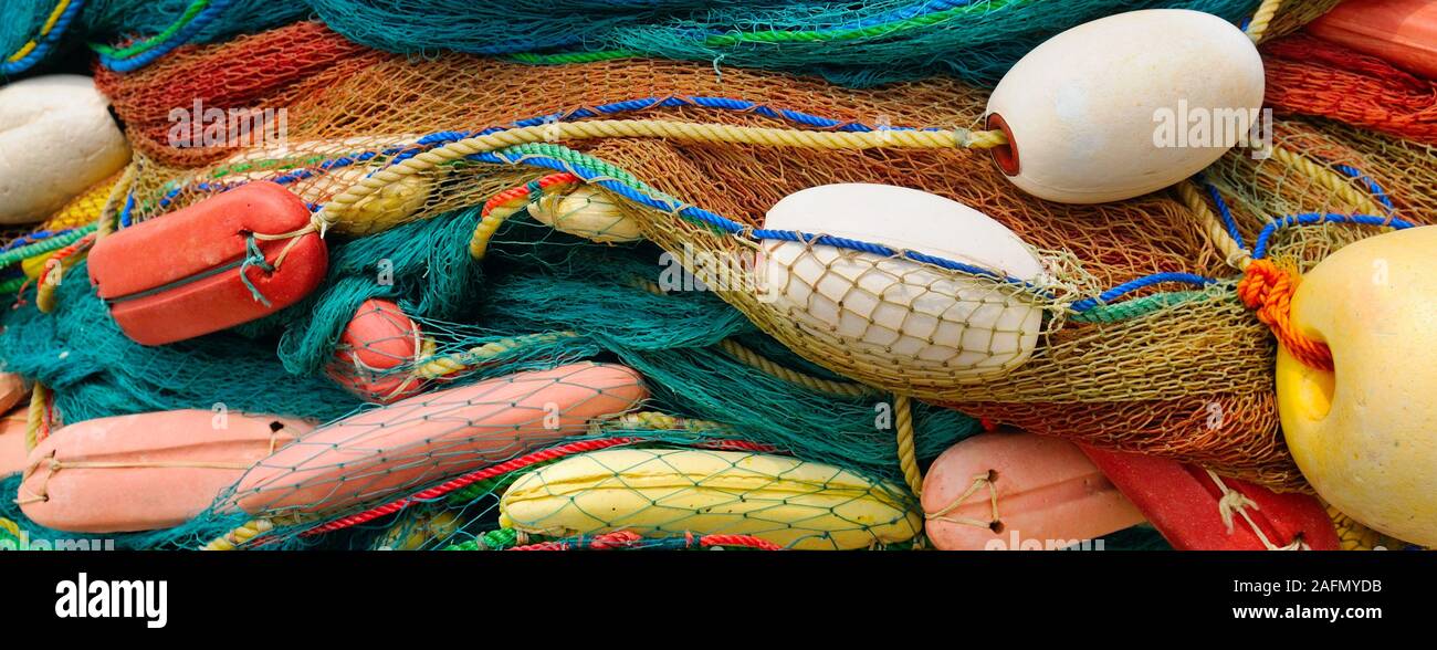 Detail deep sea fishing nets hi-res stock photography and images - Alamy