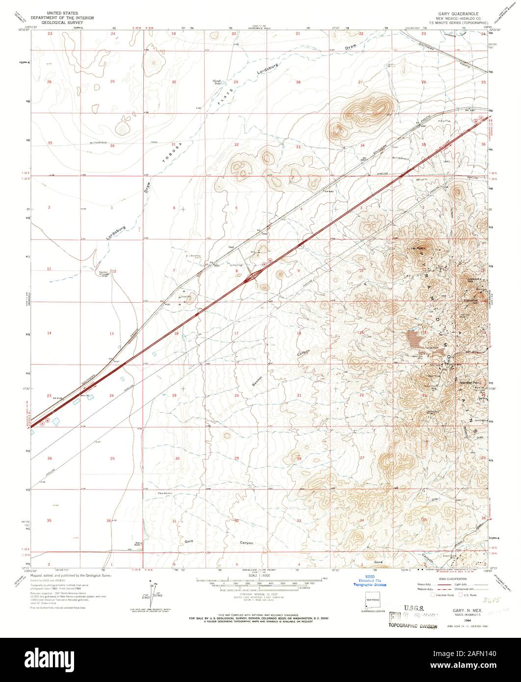 Map of gary Cut Out Stock Images & Pictures - Alamy