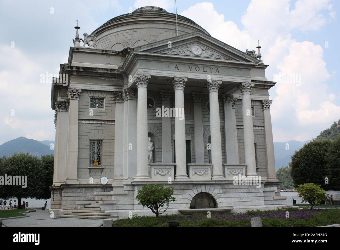 Como, Alessandro Volta Stock Photo - Alamy