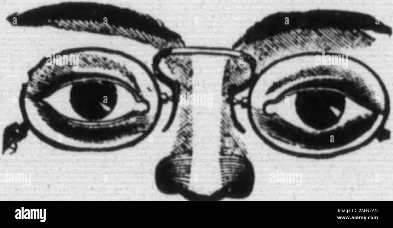 Advertisement eyeglasses Black and White Stock Photos & Images - Alamy