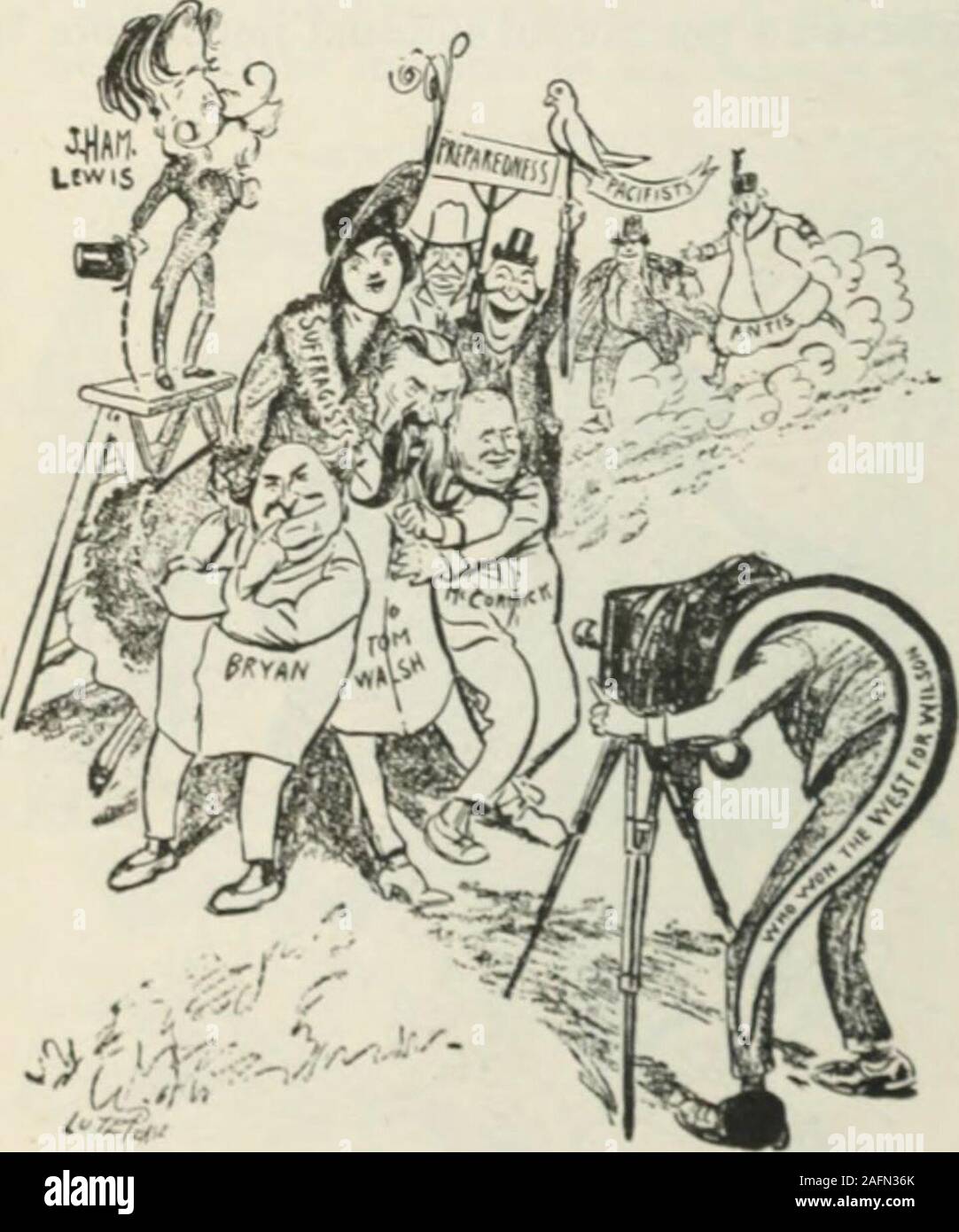 . Review of reviews and world's work. @ 1916 International News Service ...