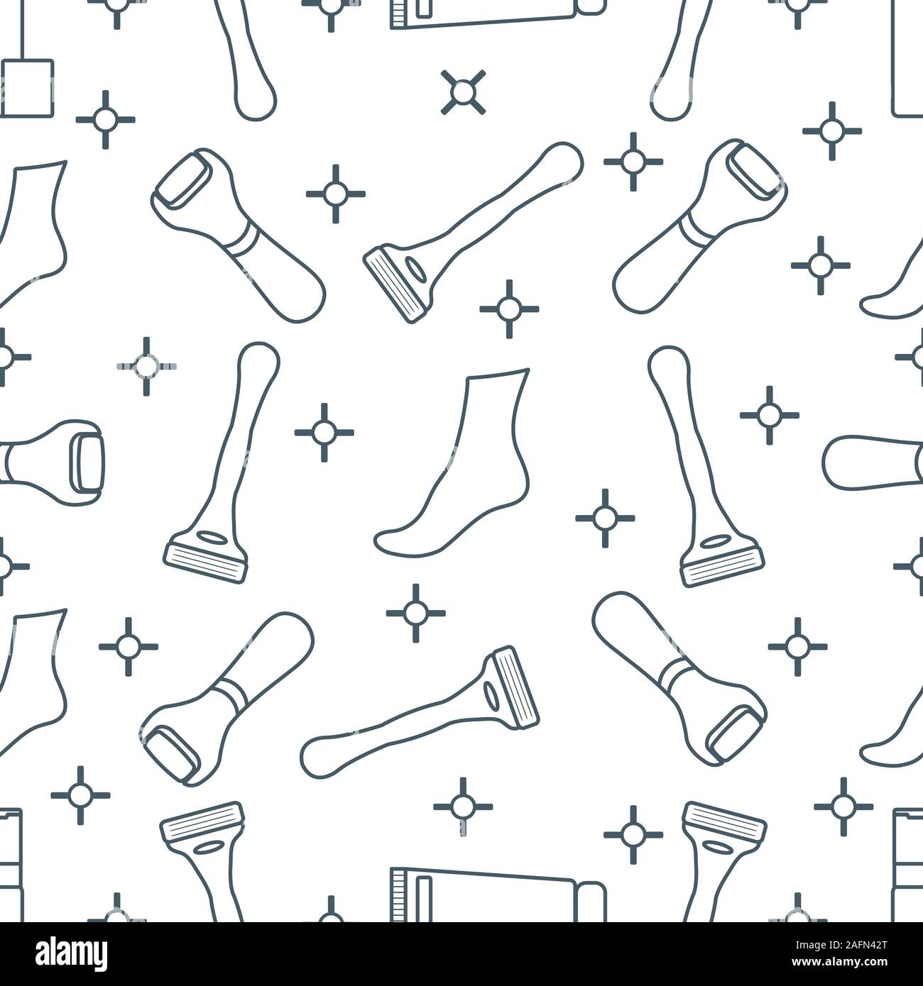 Heel shave Stock Vector Images - Alamy