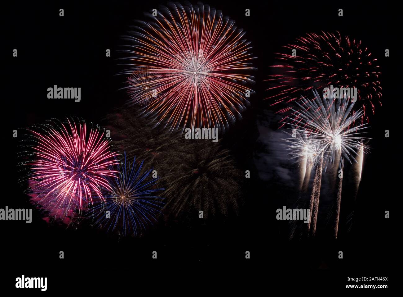 Fireworks Five - Five Fireworks Blast at 4th of July celebration in the ...