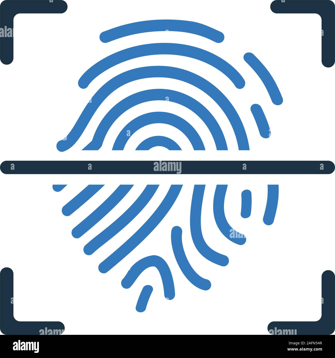Biometric, scan, fingerprint, identity icon Stock Vector Image & Art - Alamy