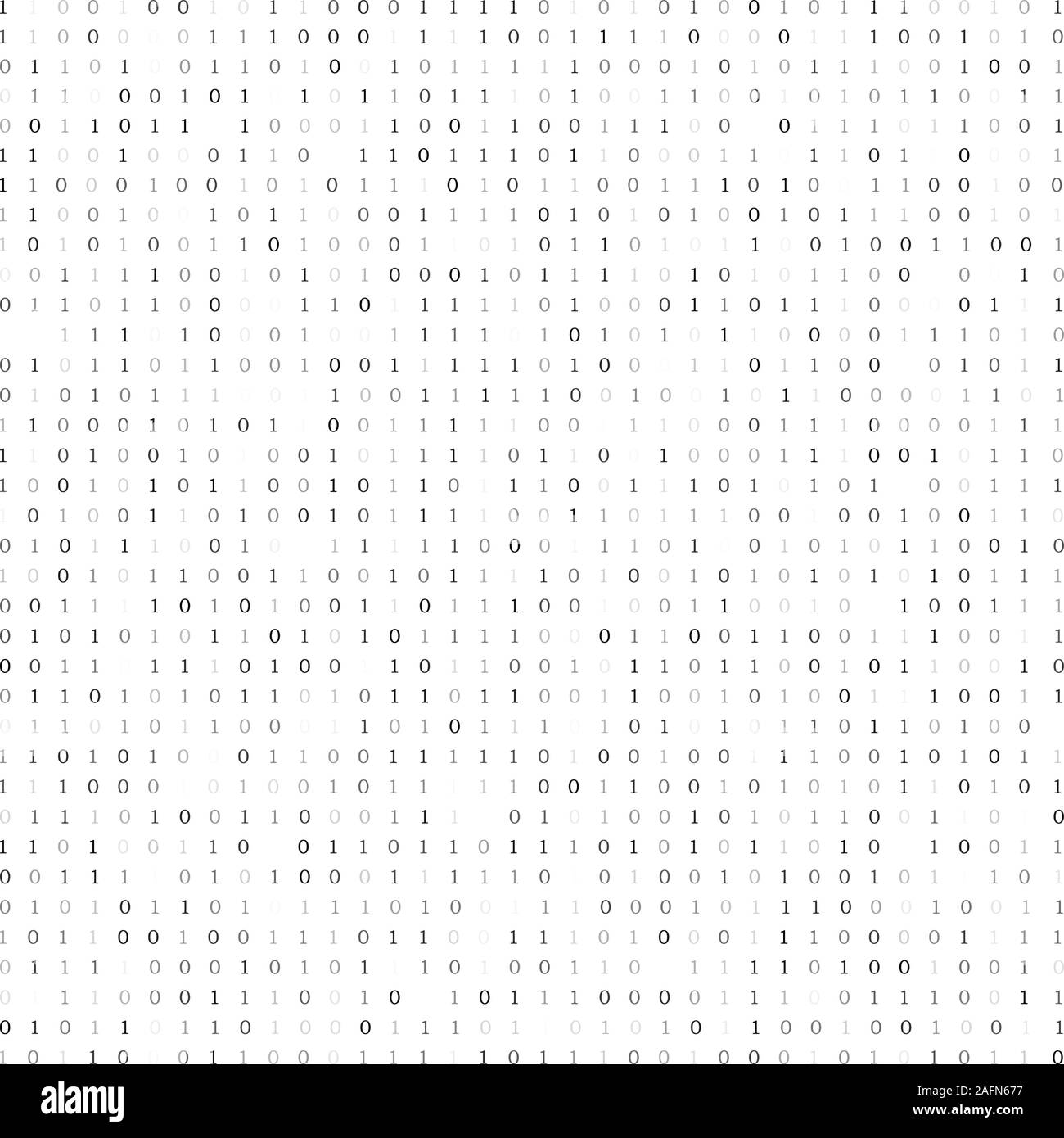 Binary Code Background Vector Data Symbol Algorithm Concept Design Matrix Code On The Screen