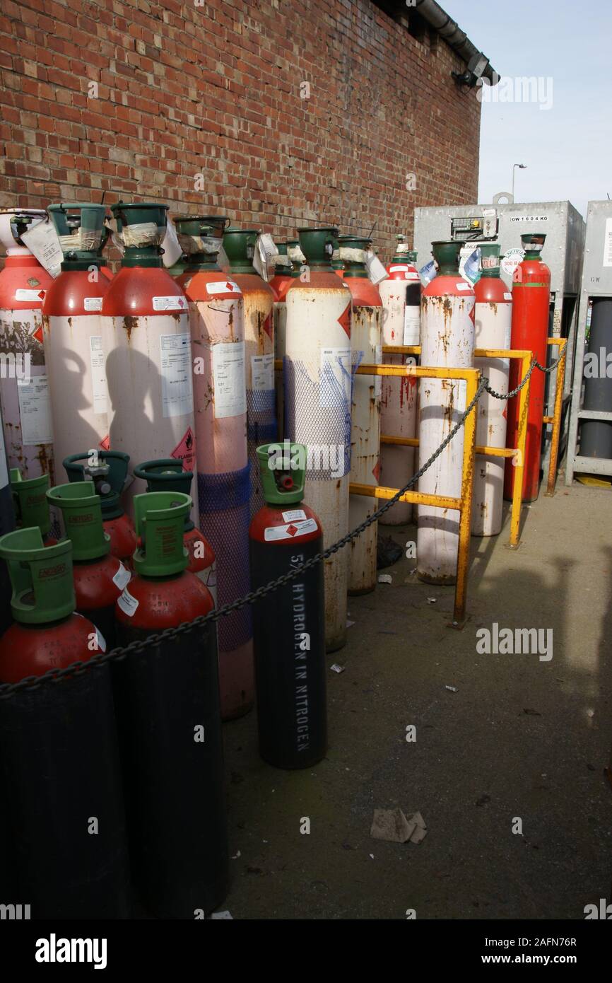 compressed gas storage containers Stock Photo - Alamy