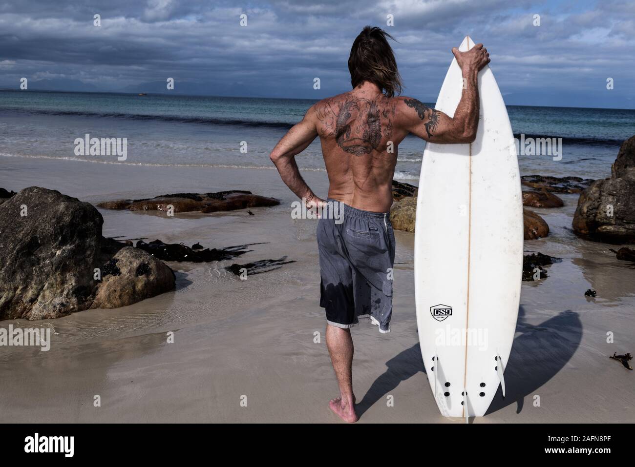 Don Kane at Glencairn in South Africa. He has his national colours or ...