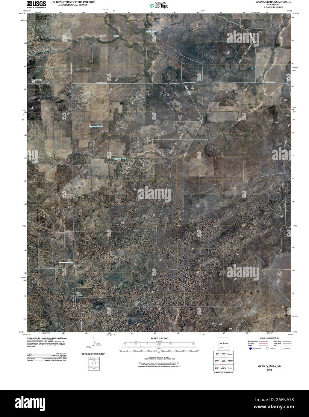 Map of gran quivira hi-res stock photography and images - Alamy