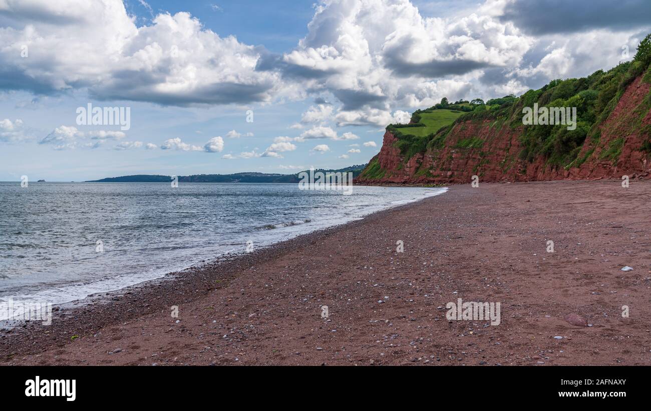 Ness Beach in Shaldon, Devon, England, UK Stock Photo - Alamy