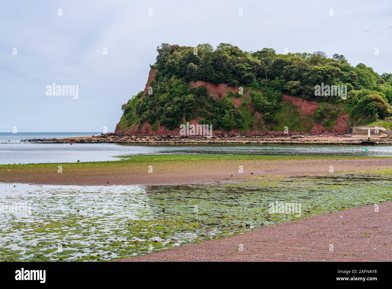 The Ness in Shaldon, seen from Teignmouth in Devon, England, UK Stock ...