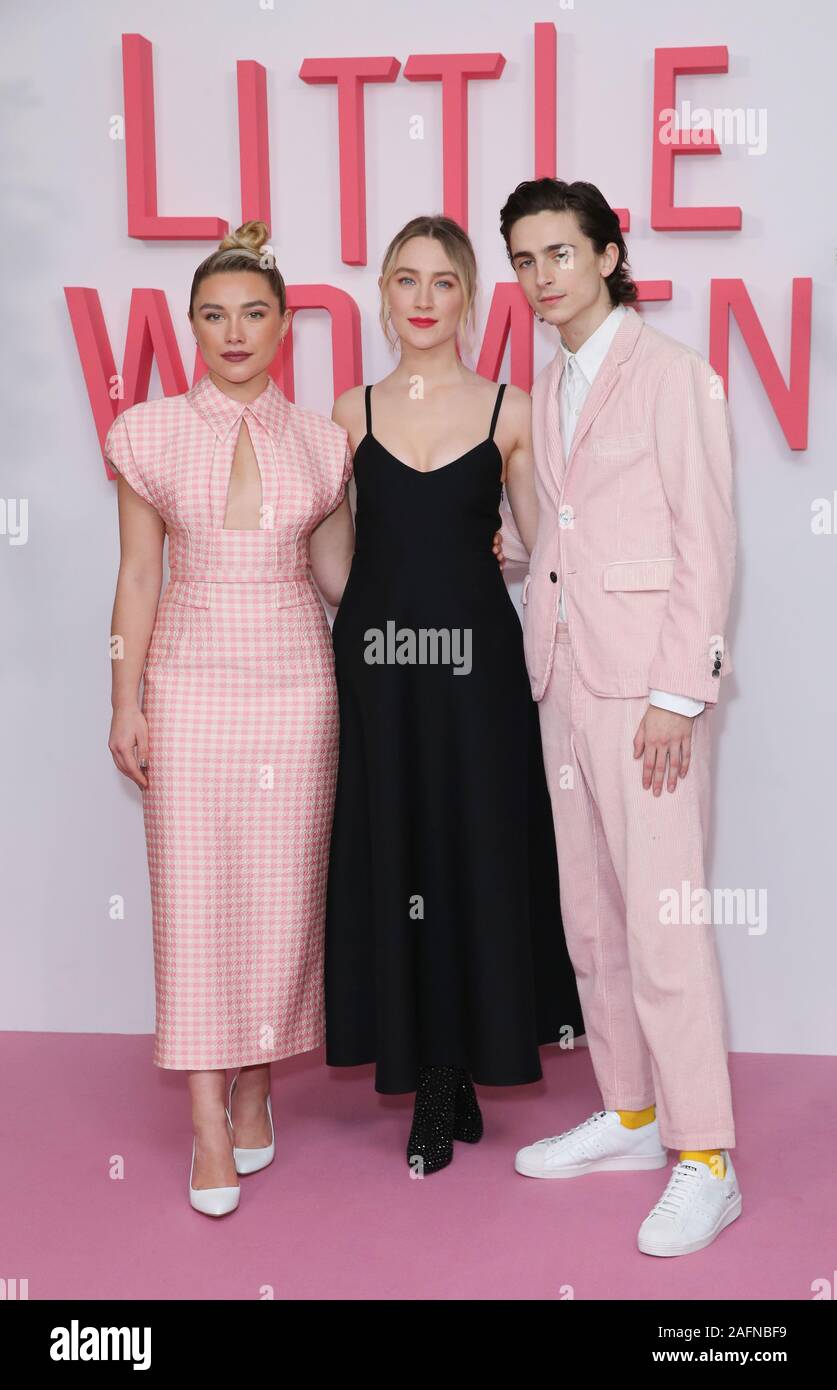 (left to right) Florence Pugh, Saoirse Ronan and Timothee Chalamet ... (left to right) Florence Pugh, Saoirse Ronan and Timothee Chalamet ...