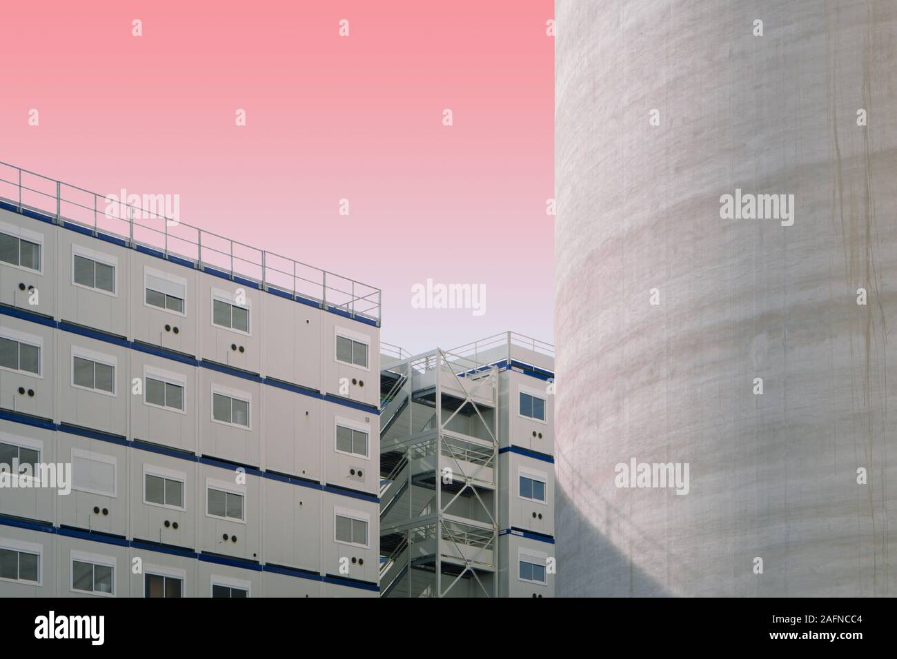 Pink structures hi-res stock photography and images - Alamy