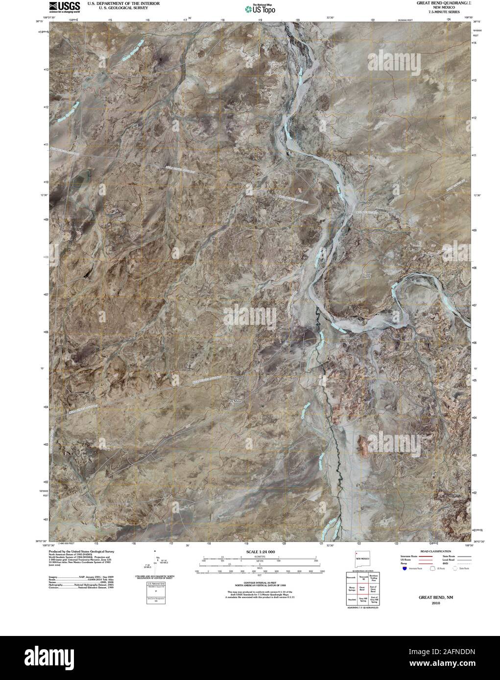 Map of great bend Cut Out Stock Images & Pictures - Alamy
