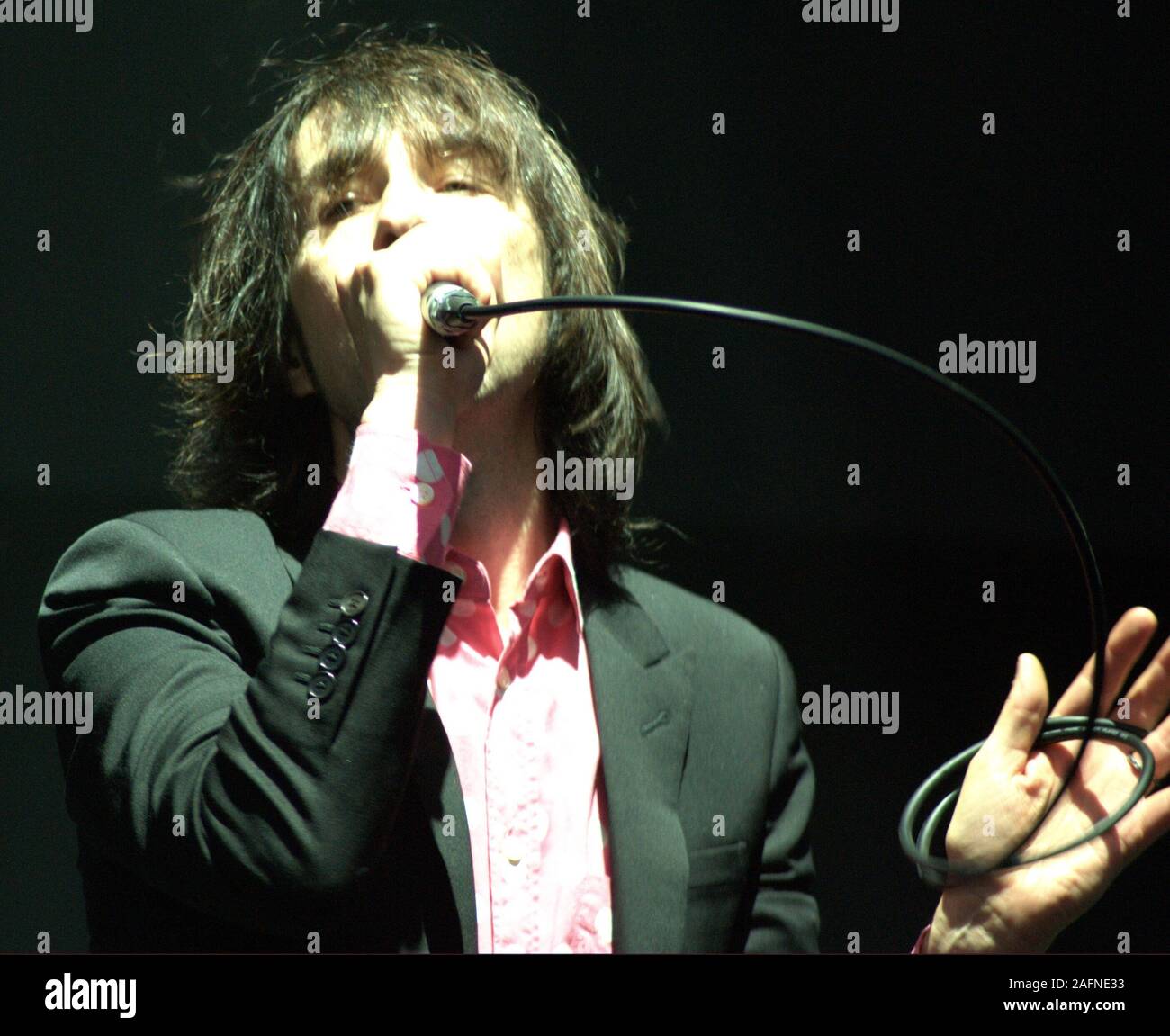 Bobby Gillespie Lead Singer Of Primal Scream High Resolution Stock ...