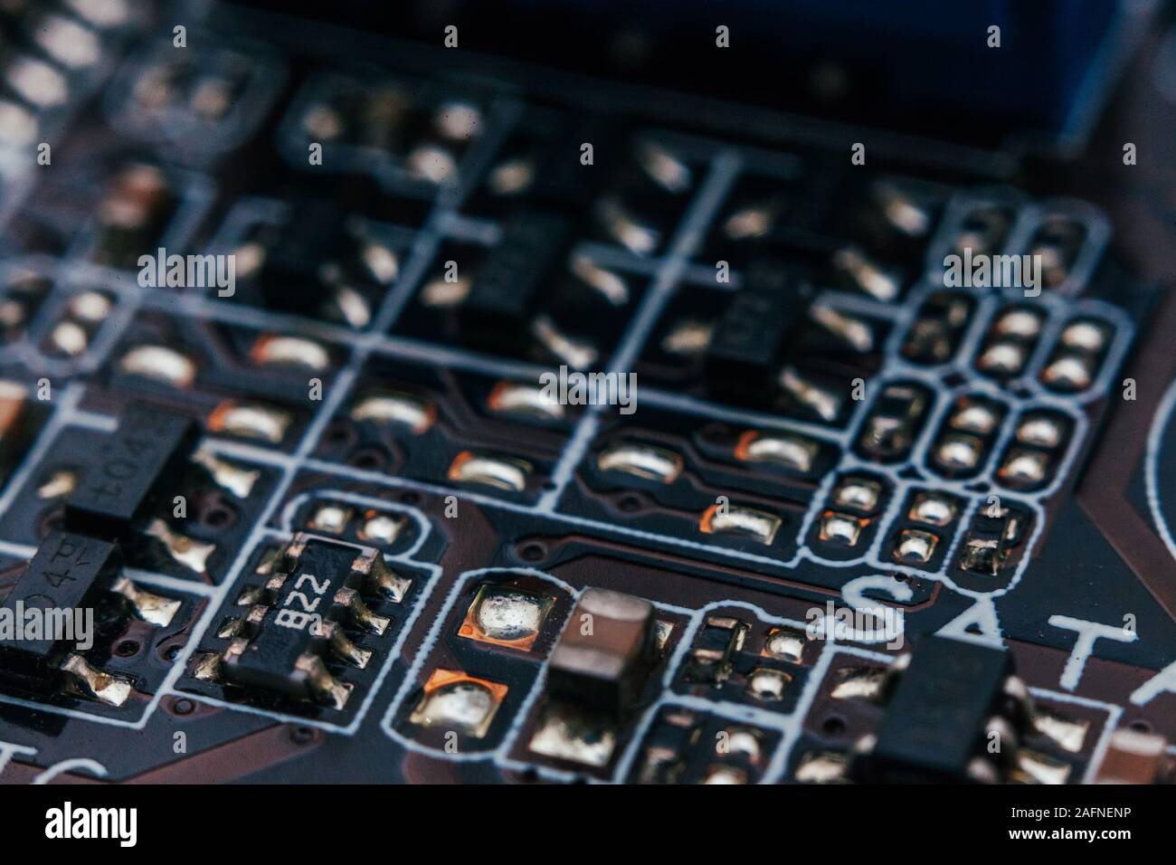 Circuit board repair. Electronic hardware modern technology ...