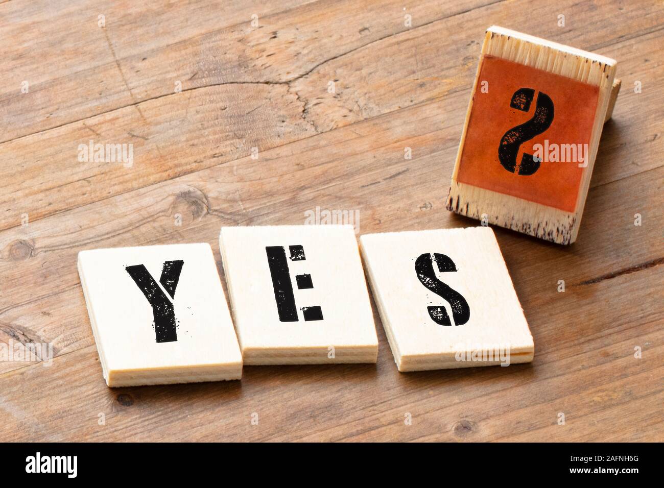 Yes stamp hi-res stock photography and images - Alamy