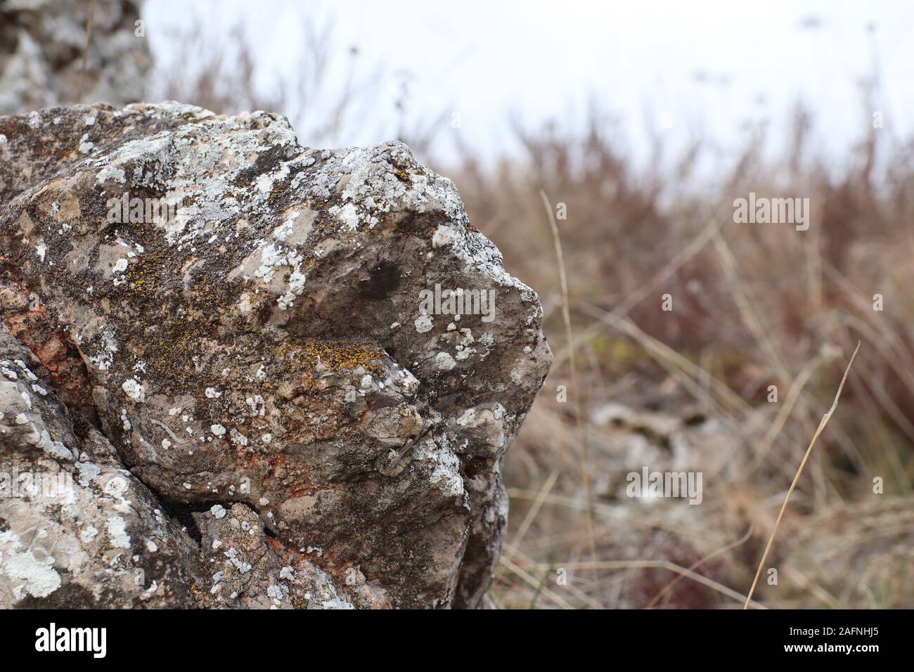 Big stone on a mountain Stock Photo - Alamy